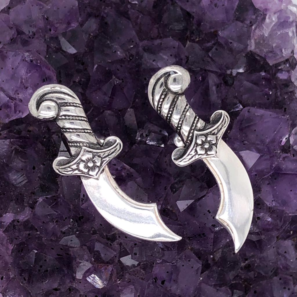Dagger Studs / Dagger Studs Made by Ivry Belle Jewelry